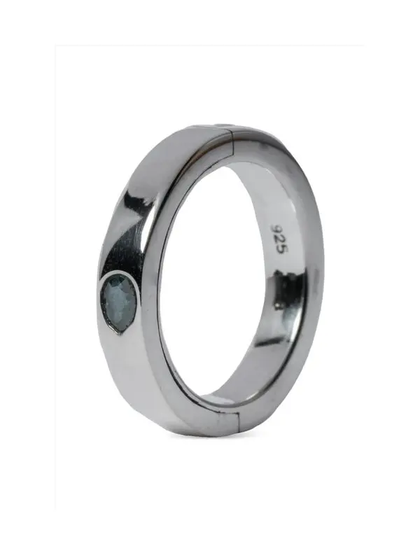 PARTS OF FOUR Sistema Blue Diamond Ring