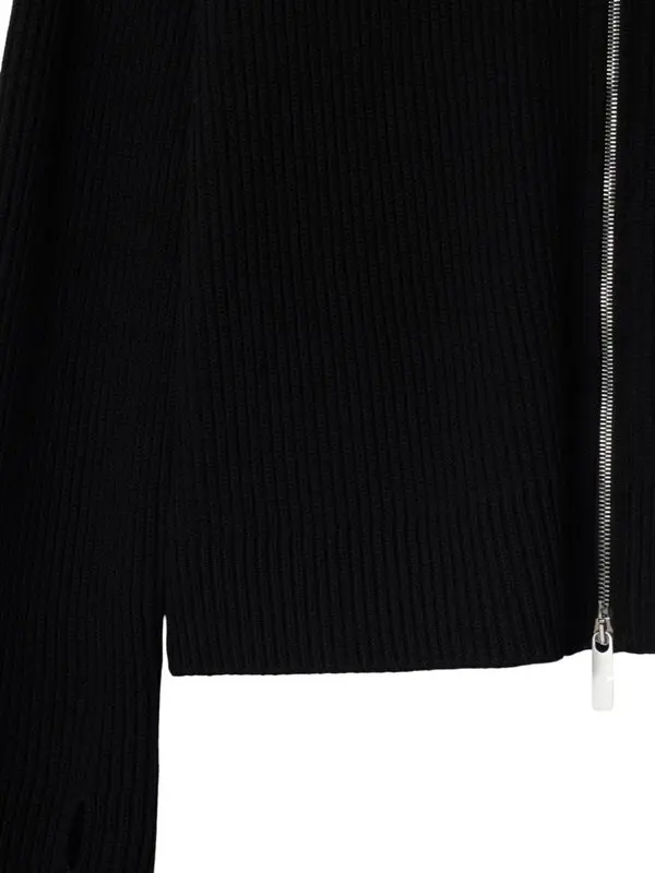 Burberry Ribbed-knit Cardigan