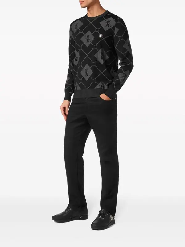 BILLIONAIRE Intarsia-knit Jumper
