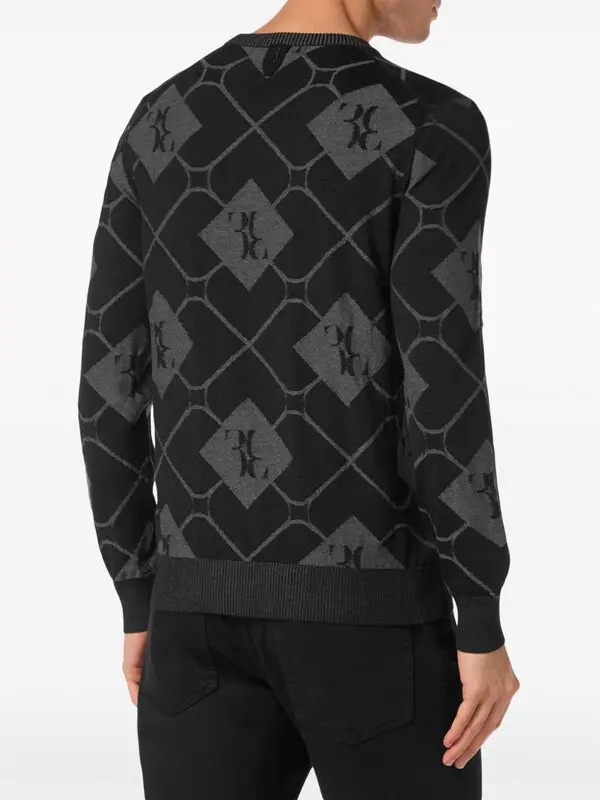 BILLIONAIRE Intarsia-knit Jumper