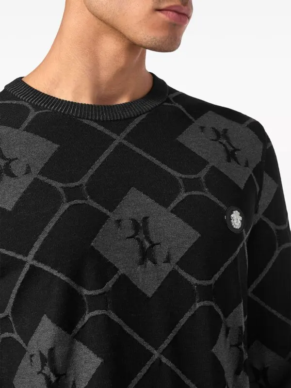 BILLIONAIRE Intarsia-knit Jumper