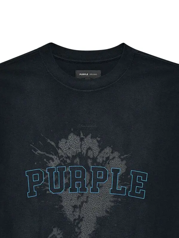 PURPLE BRAND Logo-print Cotton T-shirt