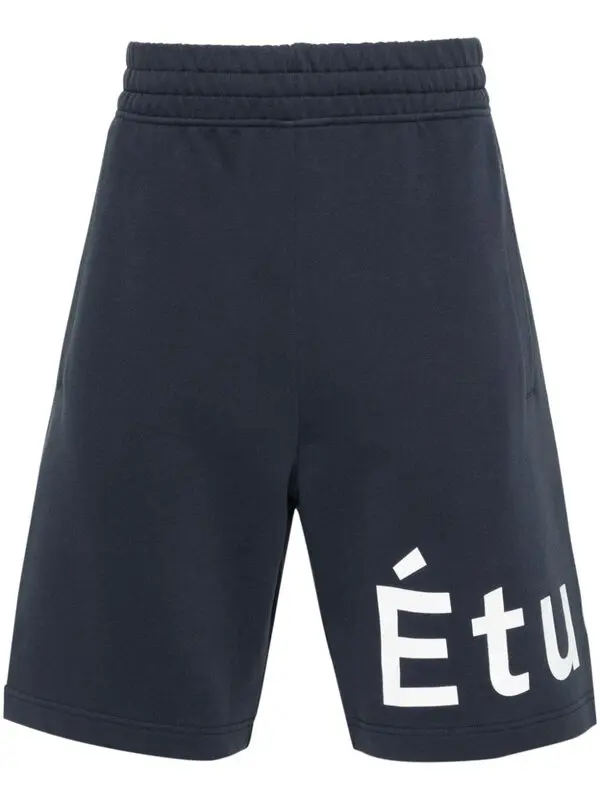 Études Studio Tempera Logo-print Shorts - Blue