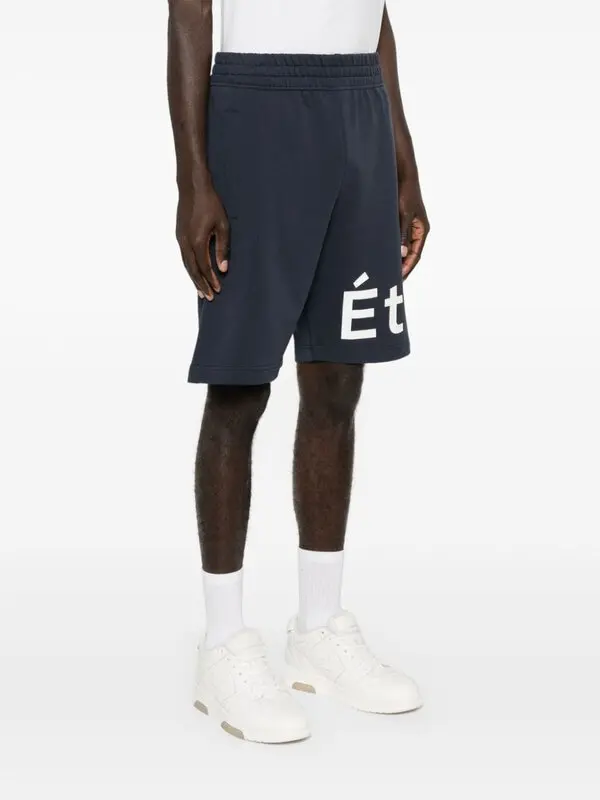 Études Studio Tempera Logo-print Shorts - Blue