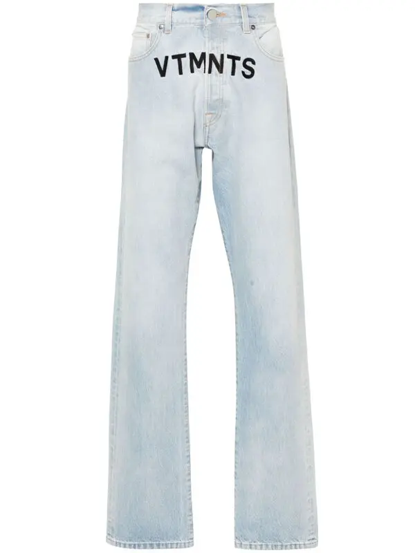 VTMNTS Logo-embroidered Jeans