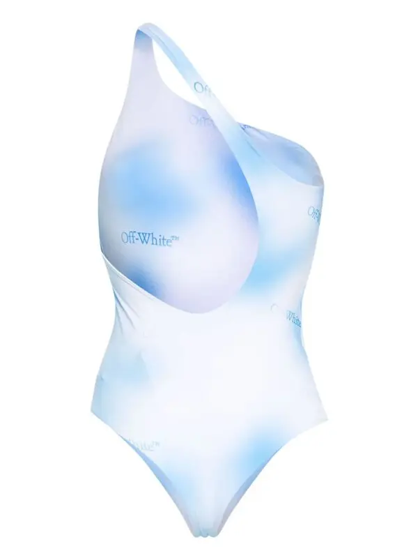 Off-White Logo-print Ombré Swimsuit