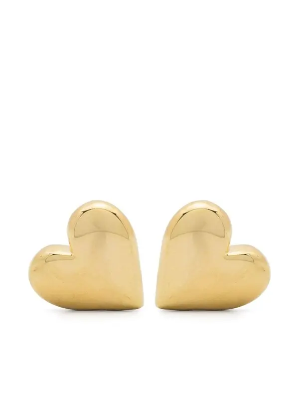 Federica Tosi Heart Clip-on Earrings - Gold