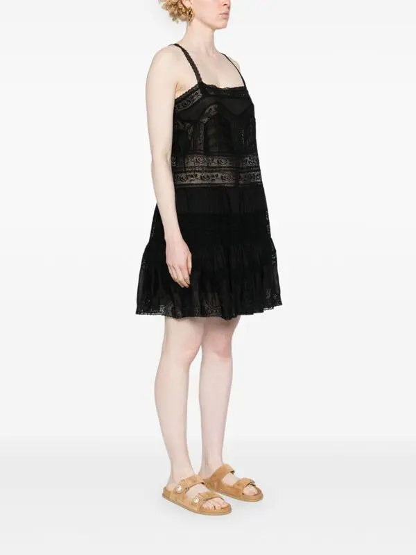 weinsanto lace dress The Vinetta Set in Transparent Yellow Lace 4 main image 0