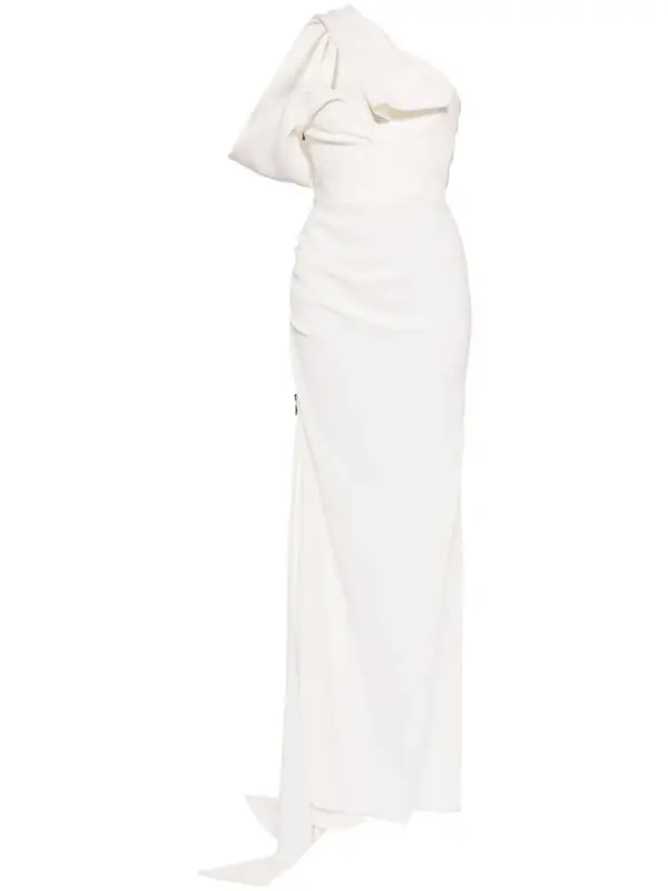 Maticevski One-shoulder Maxi Dress - White
