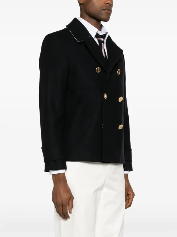 Thom Browne Double-breasted Pea Coat