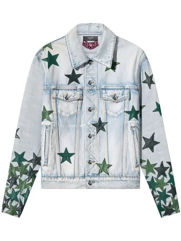 Amiri Chemist Trucker Jacket - Blue