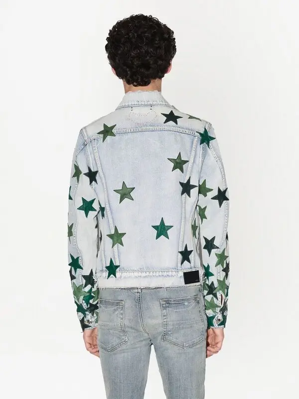 Amiri Chemist Trucker Jacket - Blue