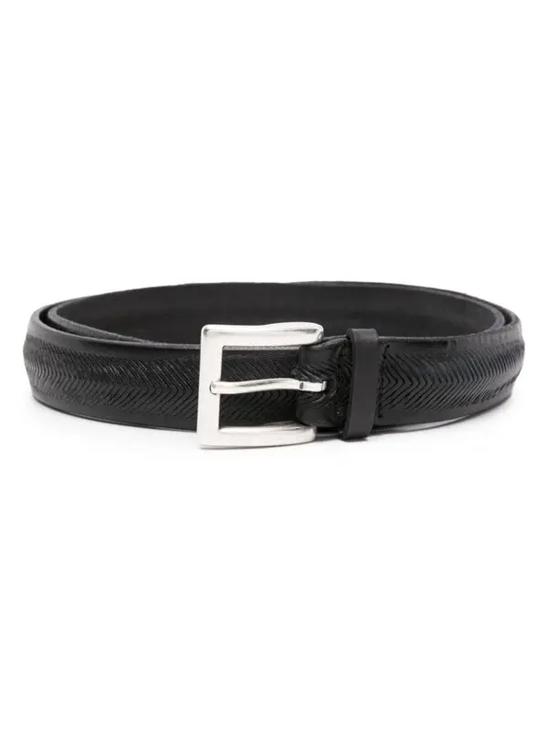 ORTIGNI Laser-cut Leather Belt