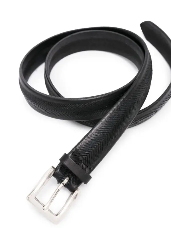 ORTIGNI Laser-cut Leather Belt