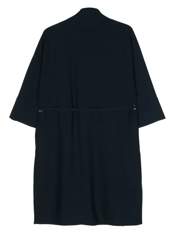 DRHOPE Crepe Belted Coat