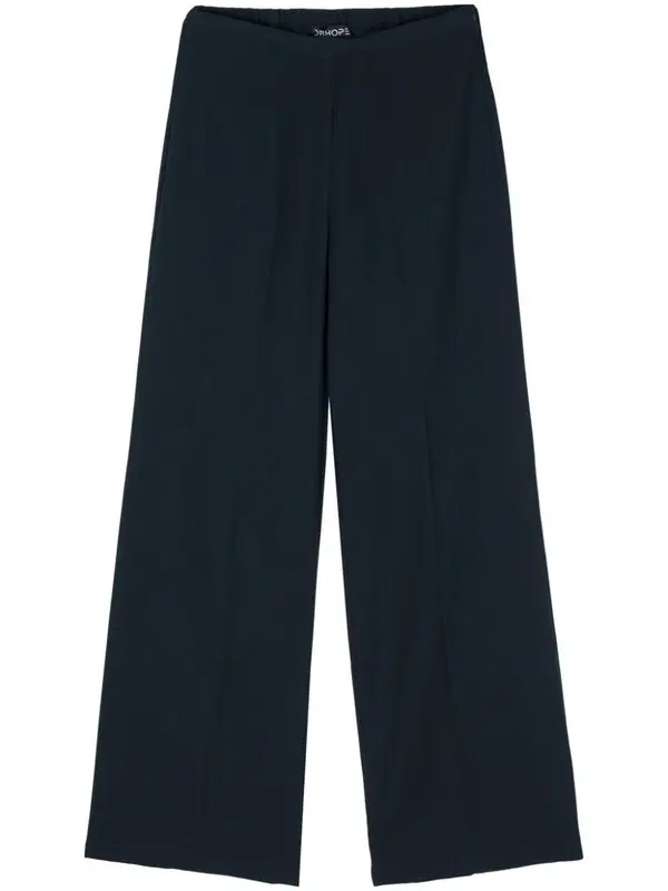 DRHOPE Wide-leg Crepe Trousers