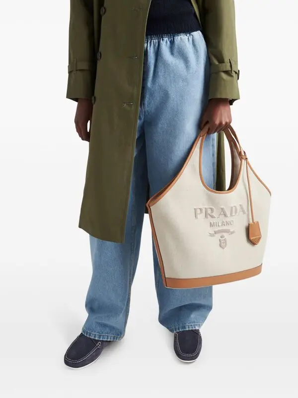 Prada Triangle-logo Loose-fit Jeans