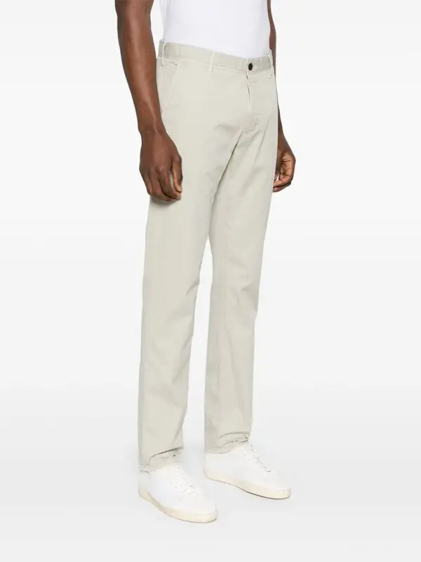 Incotex Mid-rise Tapered Trousers - Green