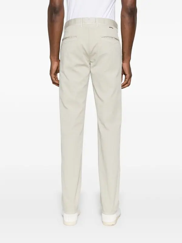Incotex Mid-rise Tapered Trousers - Green