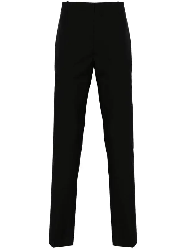 Alexander McQueen Pressed-crease Tailored Trousers