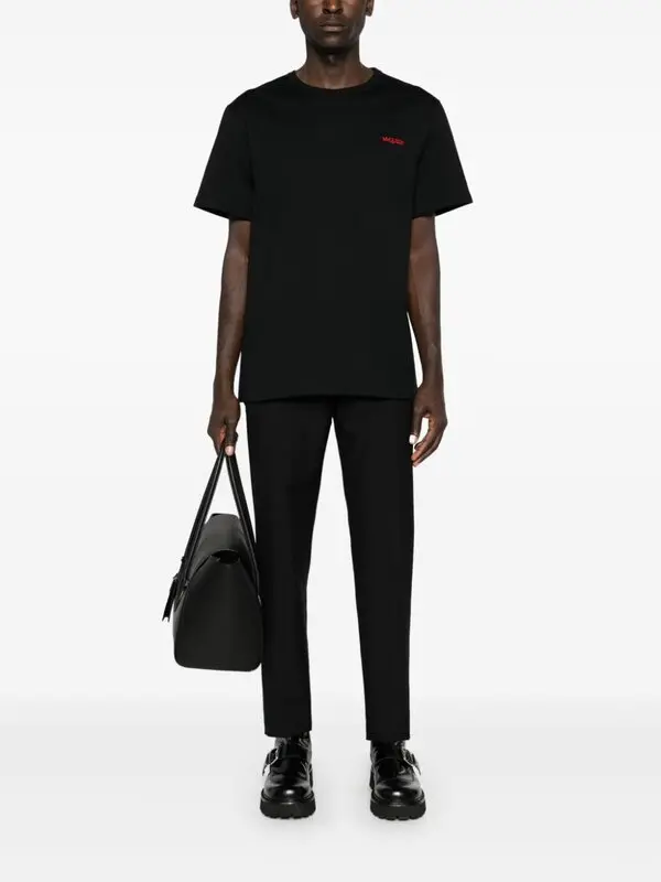 Alexander McQueen Pressed-crease Tailored Trousers
