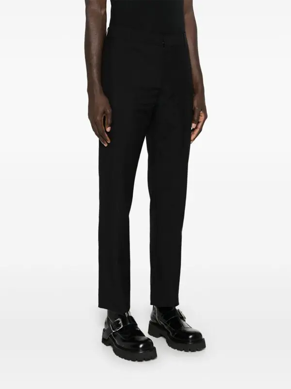 Alexander McQueen Pressed-crease Tailored Trousers