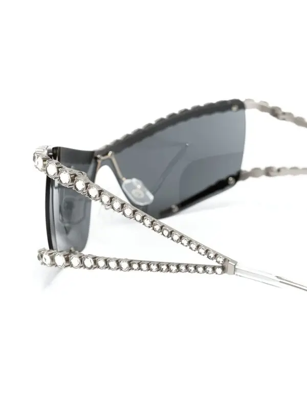 SK7022 Geometric-frame Sunglasses
