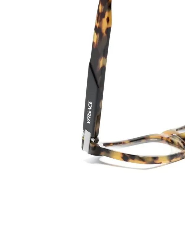 Versace Square-frame Glasses - Brown