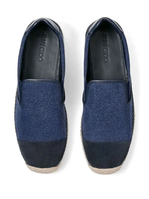 JIMMY CHOO Ivan Canvas Espadrilles - Blue