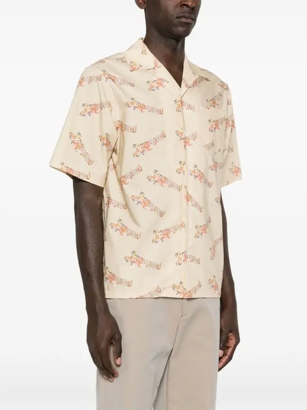 Marni Tiger-print Poplin Shirt