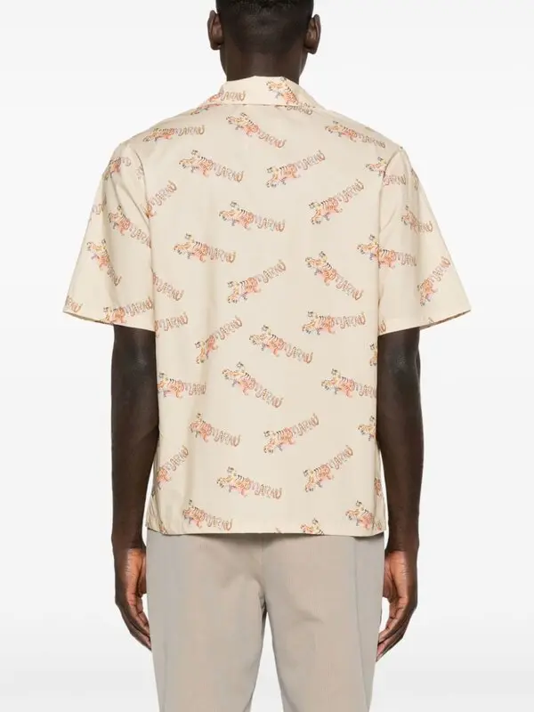 Marni Tiger-print Poplin Shirt