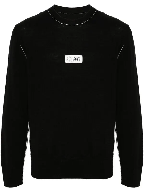 MAISON MARGIELA Numbers-motif Jumper