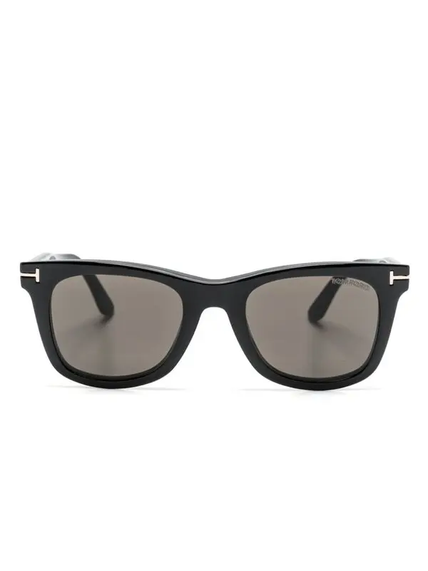 TOM FORD Square-frame Clip-on Glasses - Black