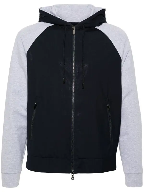 Paul & Shark Panelled Hooded Jacket