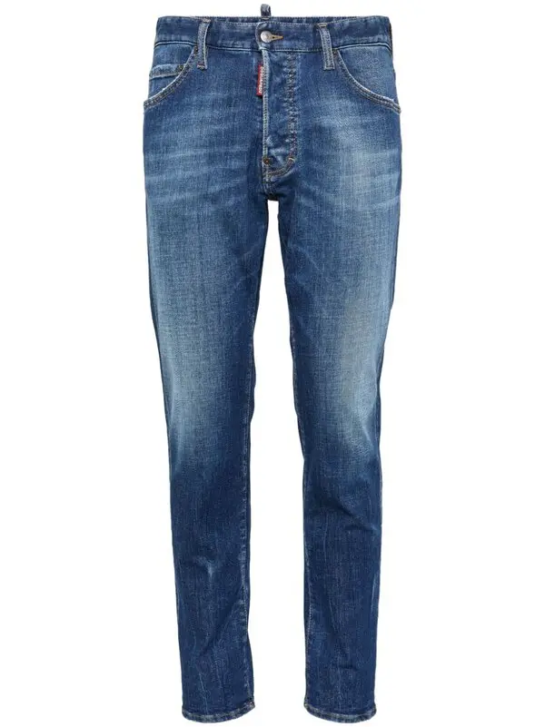 Dsquared2 Mid-rise Skinny Jeans - Blue