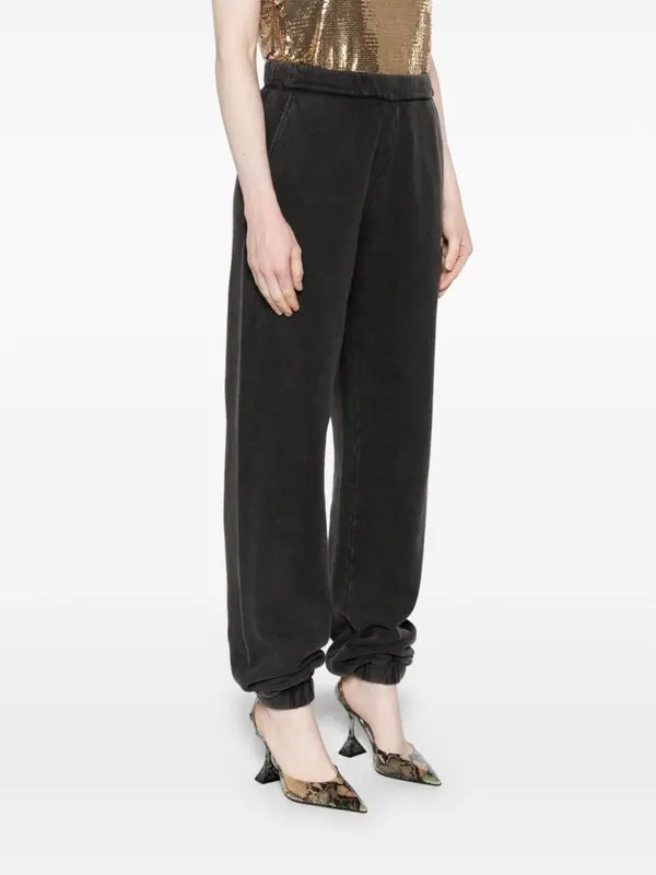 Attico Penny Mid-rise Track Pants - Black
