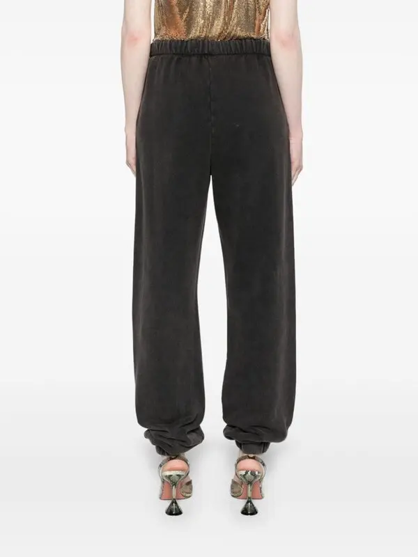 Attico Penny Mid-rise Track Pants - Black