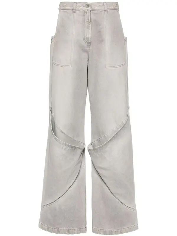 Attico Extra Denim Jeans - Grey