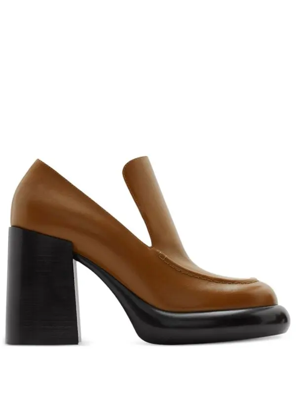 Burberry 120mm Leather Pumps