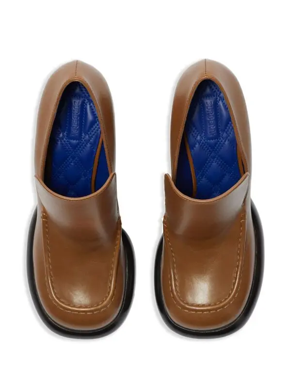 Burberry 120mm Leather Pumps