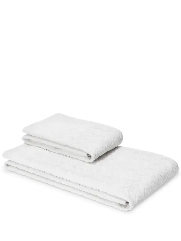 Missoni Chalk Towel Set - White