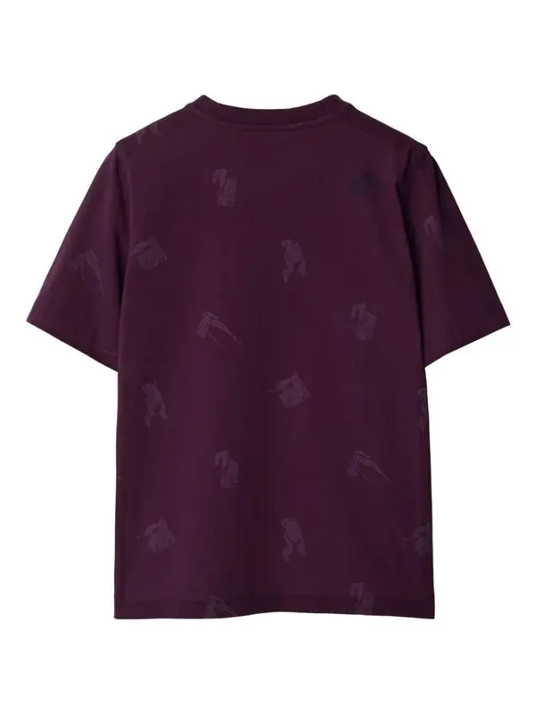 Burberry Equestrian Knight-print Cotton T-shirt