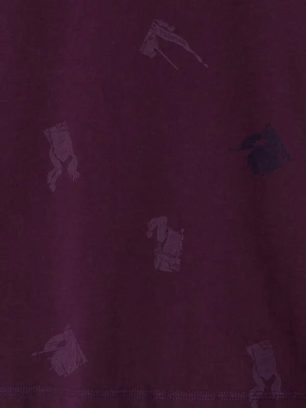 Burberry Equestrian Knight-print Cotton T-shirt