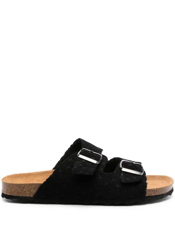 MC2 SAINT BARTH Terrycloth Open-toe Sandals