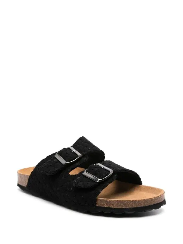 MC2 SAINT BARTH Terrycloth Open-toe Sandals