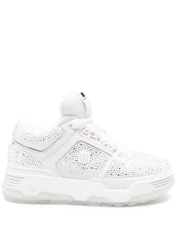 Amiri Crystal Ma-1 Leather Sneakers