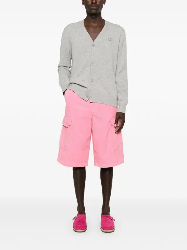 Acne Studios Micro Face-patch Corduroy Shorts