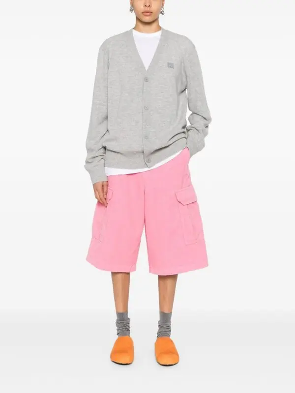 Acne Studios Micro Face-patch Corduroy Shorts