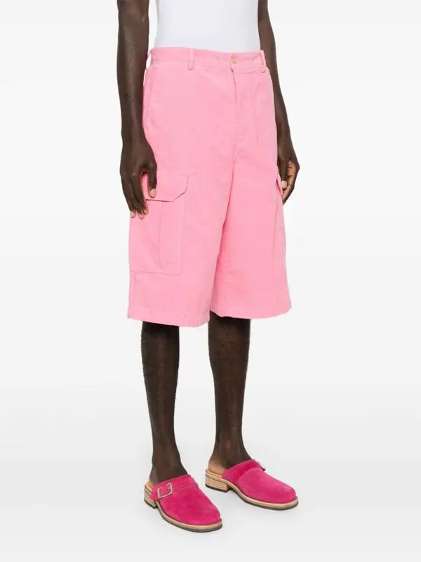 Acne Studios Micro Face-patch Corduroy Shorts