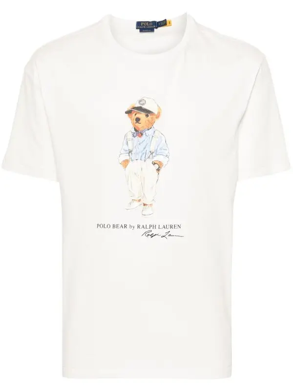 Polo Ralph Lauren Polo Bear Cotton T-shirt - White